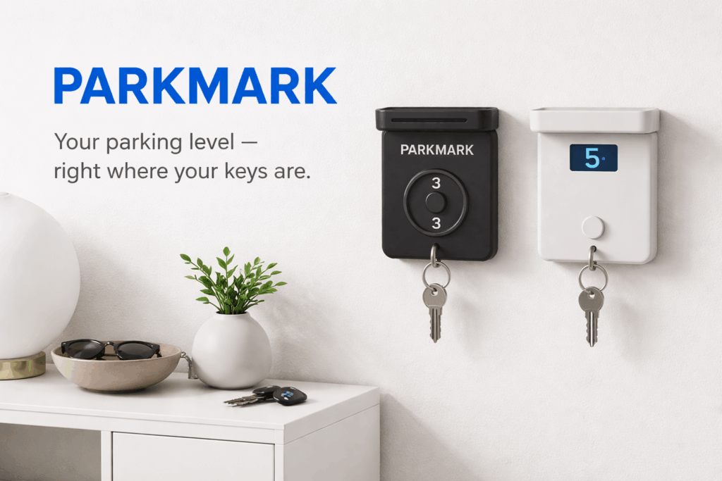 ParkMark | Parking Reminder Key Holder